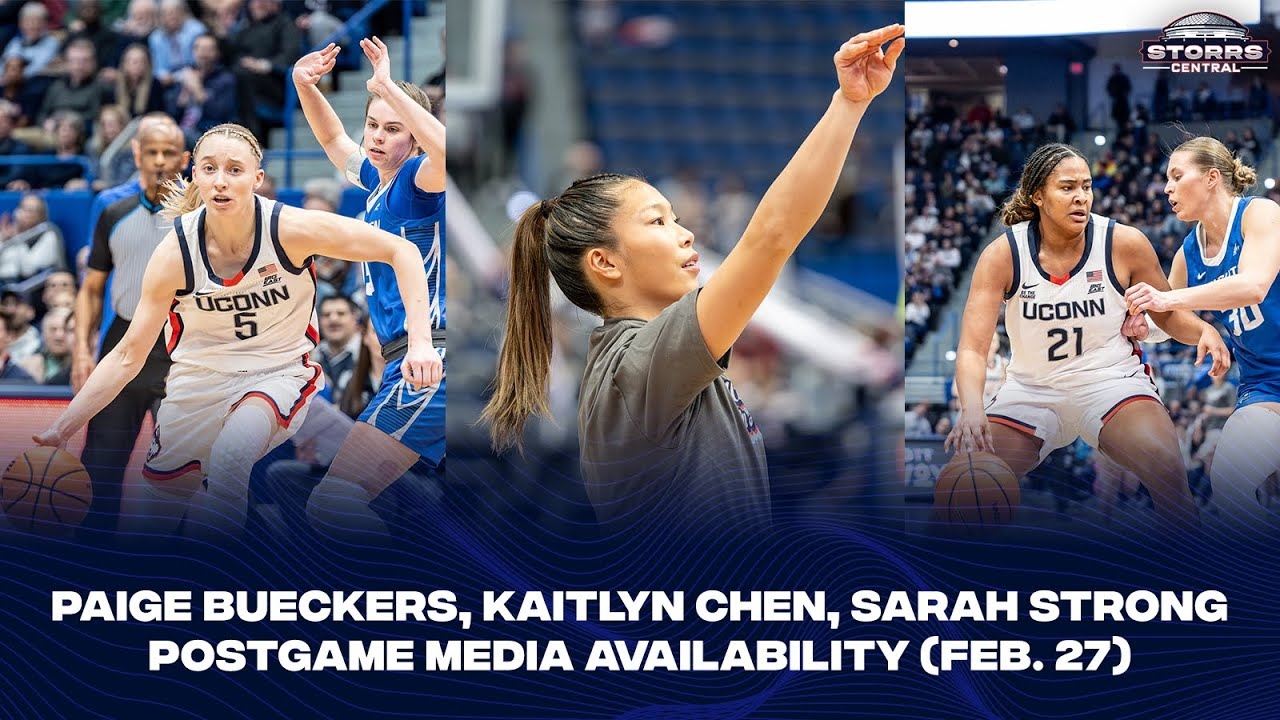 UConn vs Creighton Postgame Press Conference (2/27) | Storrs Central